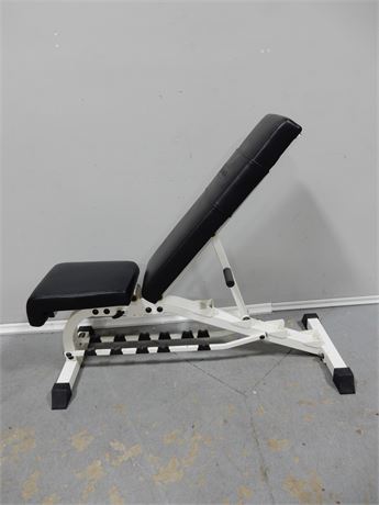 Transitional Design Online Auctions - Nautilus Workout Bench