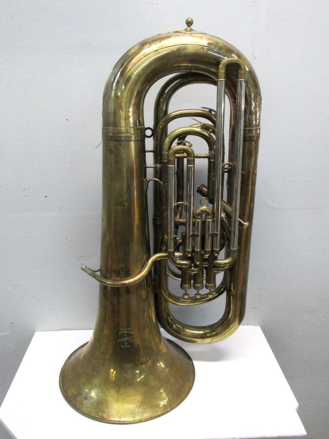 Transitional Design Online Auctions - Besson - England Tuba - Vintage ...