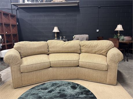 Transitional Design Online Auctions - Sherrill Curved Back Sofa