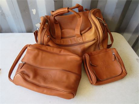 Transitional Design Online Auctions - BERMAN Leather Duffle/Overnight ...