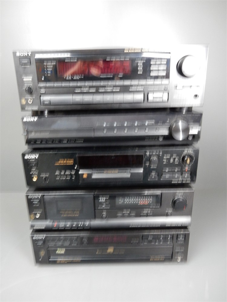 Transitional Design Online Auctions - Sony Receiver / Disc Changer ...