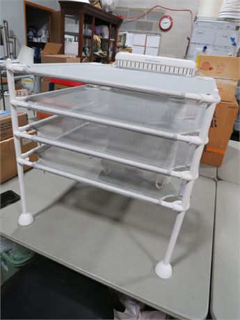 Transitional Design Online Auctions - HAMILTON BEACH 4-Shelf Garment ...