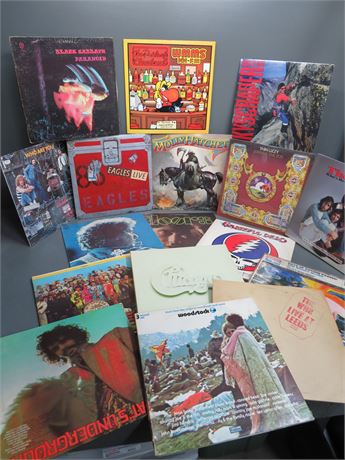 Transitional Design Online Auctions - 17 Classic Rock Albums