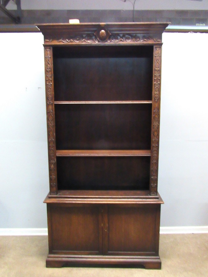 Transitional Design Online Auctions - Vintage Display Case / Bookcase ...