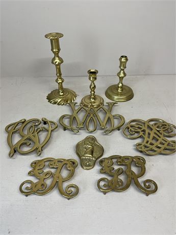 Transitional Design Online Auctions - Vintage Metalcrafters Brass