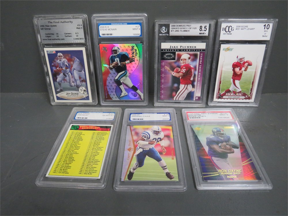 Transitional Design Online Auctions - Graded Pro Football Trading Cards