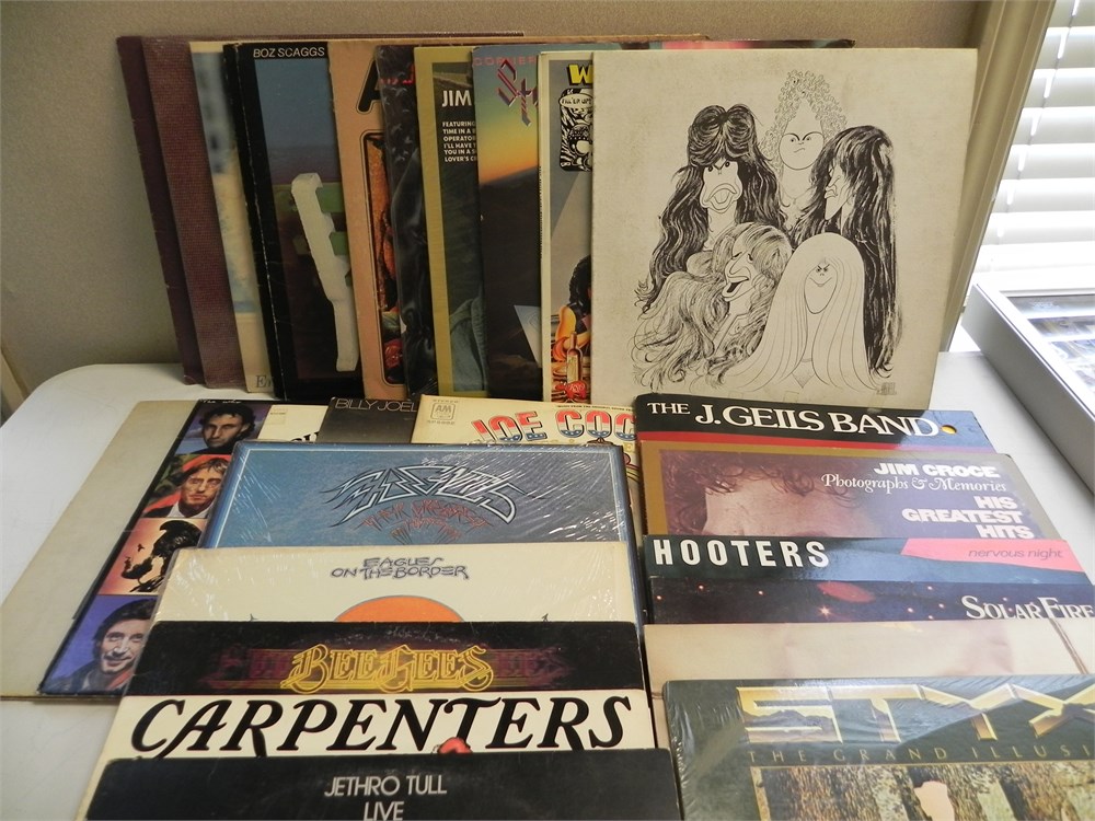 Transitional Design Online Auctions - Classic Rock Vinyl Records