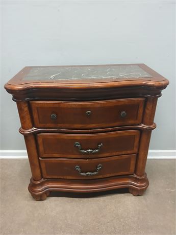 Transitional Design Online Auctions - Traditional Bed Side Table