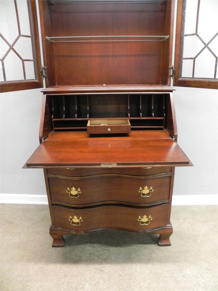 Transitional Design Online Auctions - Jasper Colonial Secretary Desk ...