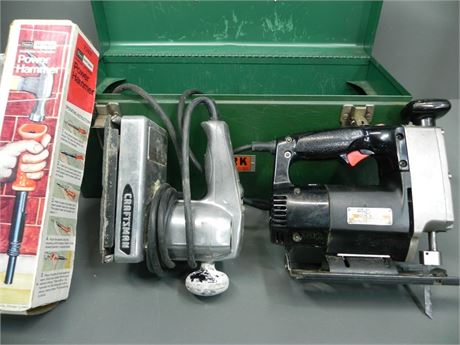 Transitional Design Online Auctions - Used Belt Sander / Scroller Saw ...
