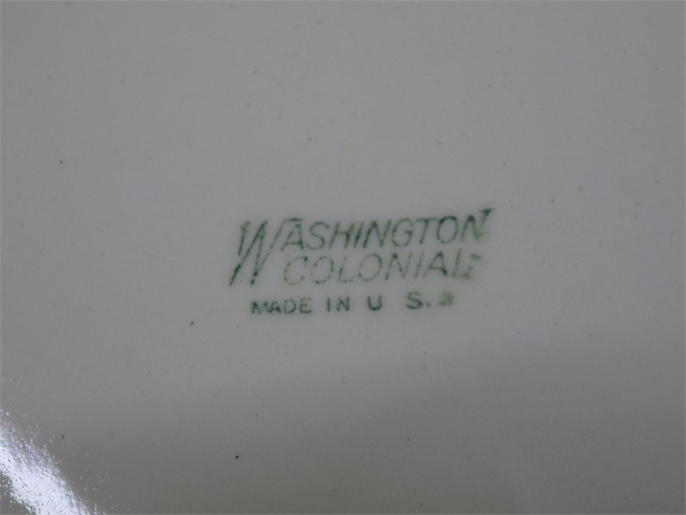 Transitional Design Online Auctions - Washington Colonial China