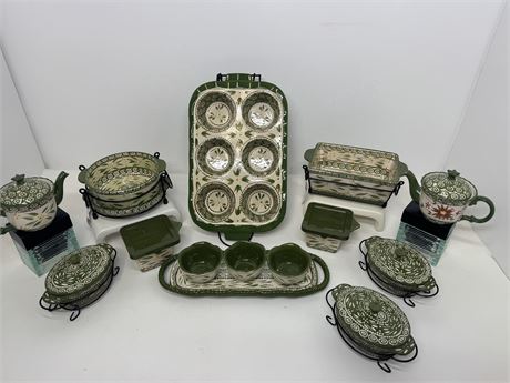 Transitional Design Online Auctions - Dishware-Temptations Dishes