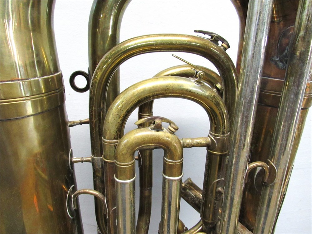 Transitional Design Online Auctions - Besson - England Tuba - Vintage ...