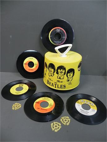 Transitional Design Online Auctions - The Beatles1966 Disk-Go-Case 45 ...