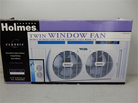 Transitional Design Online Auctions - Holmes Twin Window Fan