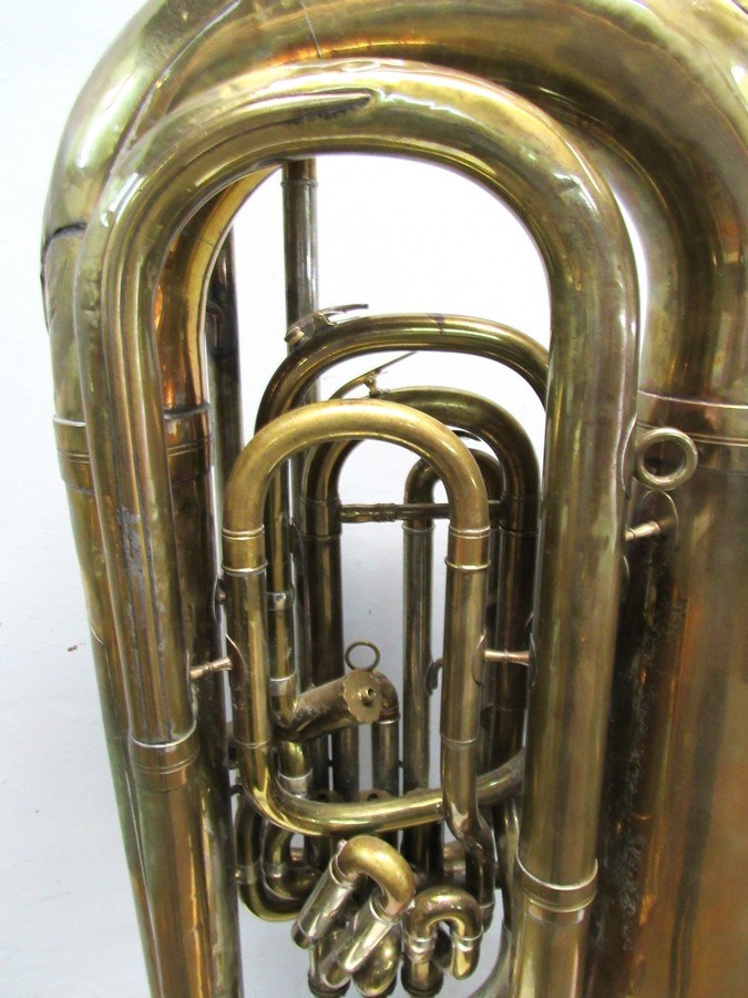 Transitional Design Online Auctions - Besson - England Tuba - Vintage ...