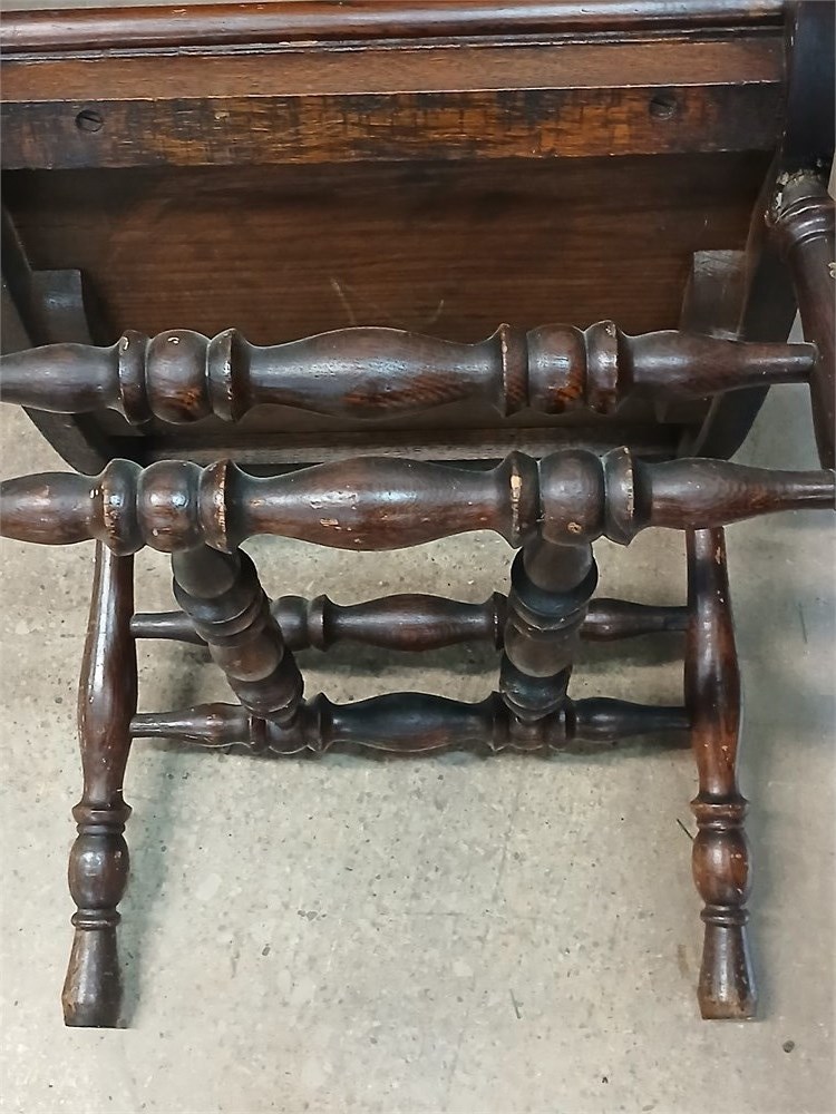 Transitional Design Online Auctions - Antique Victorian Bustle Chair ...