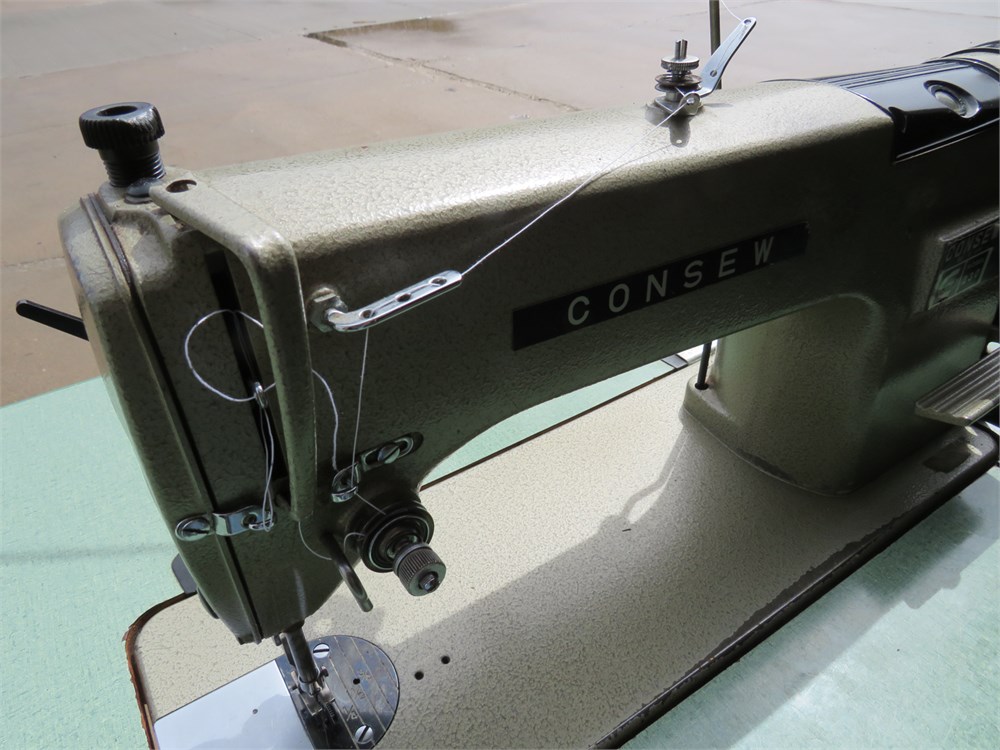 Transitional Design Online Auctions - CONSEW Commercial Sewing Machine ...
