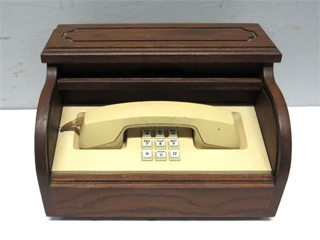 Transitional Design Online Auctions - Rolltop Stowaway Phone - Vintage ...