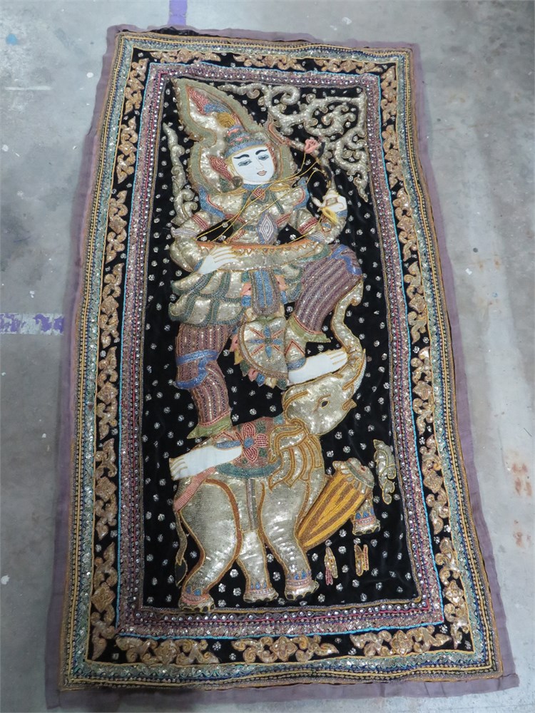 Transitional Design Online Auctions - Burmese Kalaga Tapestry