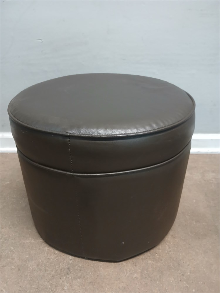 Transitional Design Online Auctions - 18'' Round Hassock