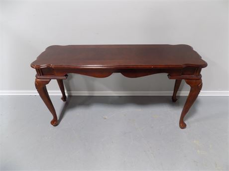 Transitional Design Online Auctions - Queen Anne Sofa Table