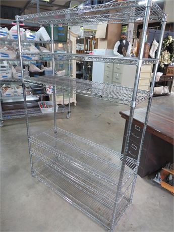 Transitional Design Online Auctions - Steel Shelving Rack