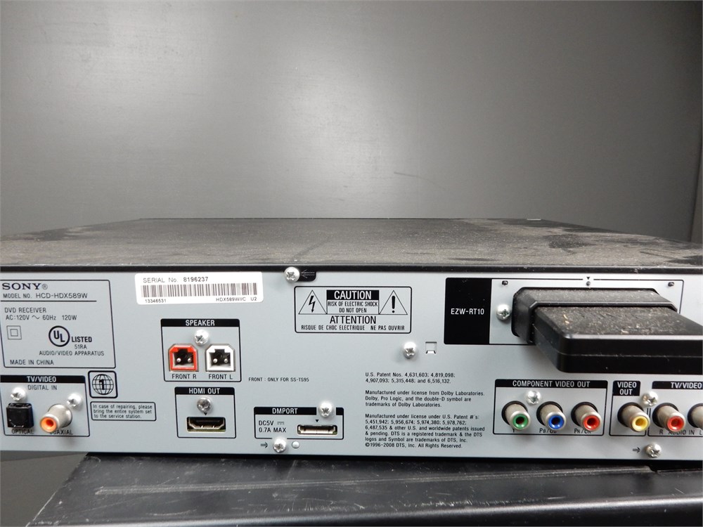 Transitional Design Online Auctions - Sony Receiver / Disc Changer ...