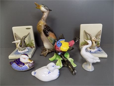 Transitional Design Online Auctions - Ceramic Bird Collection