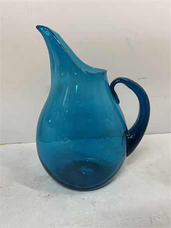 Transitional Design Online Auctions - 1940s Blenko Art Glass Pitcher