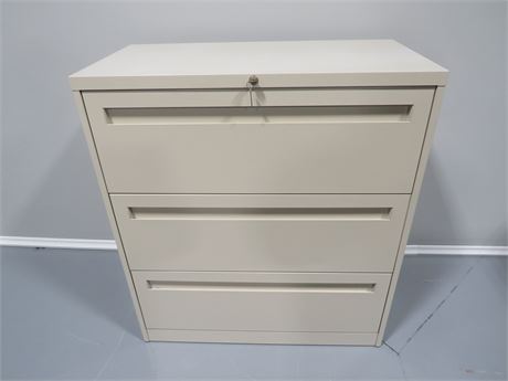 Transitional Design Online Auctions - STEELCASE Lateral Filing Cabinet