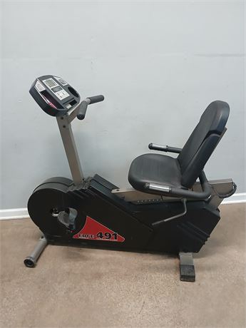 Transitional Design Online Auctions - Fitness Quest Edge 491 Recumbent Bike