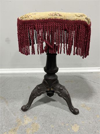 Transitional Design Online Auctions - Piano Stool / Reproduction ...