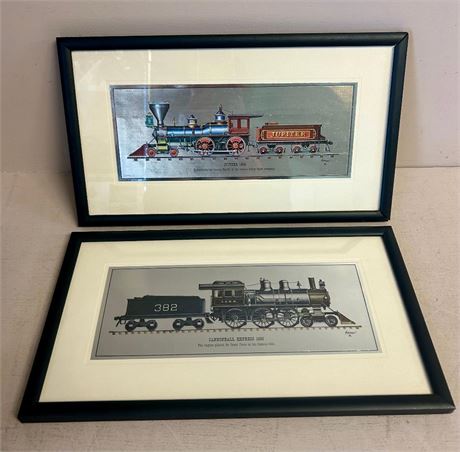 Transitional Design Online Auctions - Robert Kern Train Silver Foil ...