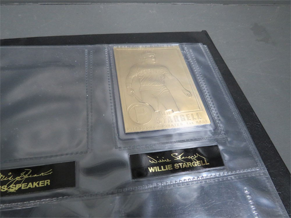 Transitional Design Online Auctions - 24 KT Gold Baseball Cards ...