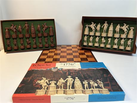 Transitional Design Online Auctions - 1776 Collectors' Series Chess Set ...