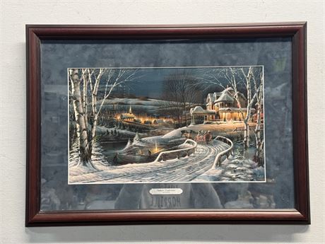 Transitional Design Online Auctions - Wall Art-by Terry Redlin "Family ...