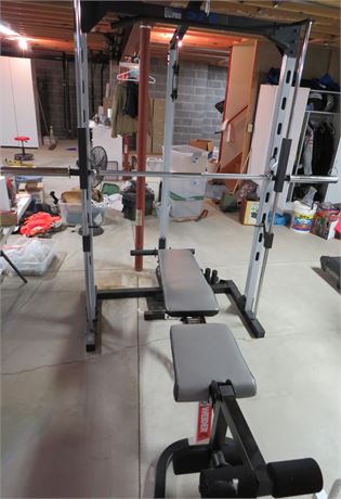 Transitional Design Online Auctions - WEIDER PRO 355 Home Gym