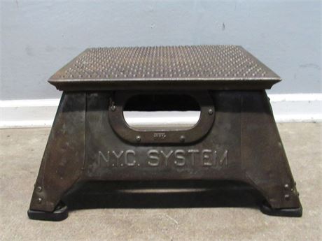 Transitional Design Online Auctions - N.Y.C. System Railroad Step Box ...