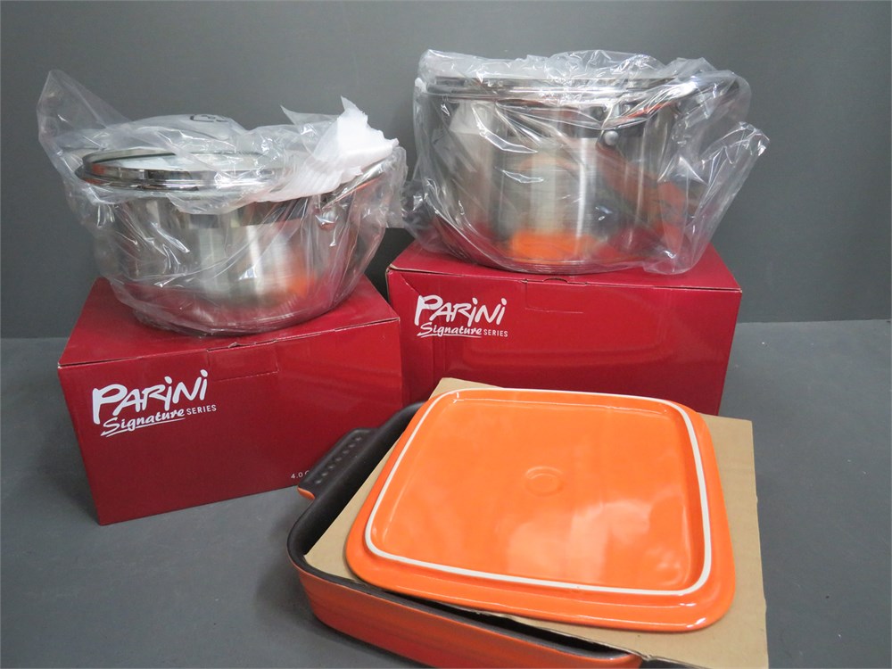 Transitional Design Online Auctions - PARINI Dutch Ovens / Baker