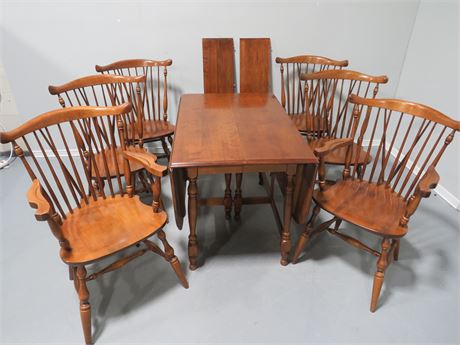 Transitional Design Online Auctions - MOOSEHEAD Drop Leaf Colonial ...