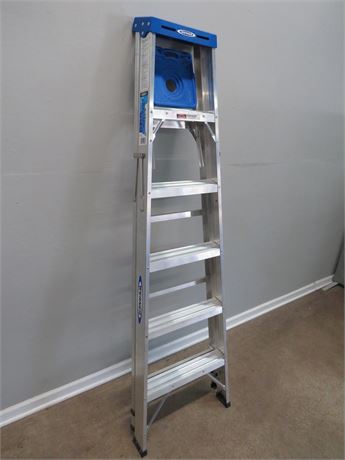 Transitional Design Online Auctions - WERNER 6 ft. Aluminum Ladder