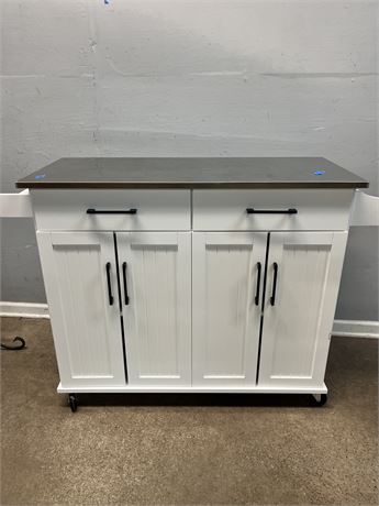 Transitional Design Online Auctions - Portable Stainless Steel Kitchen ...
