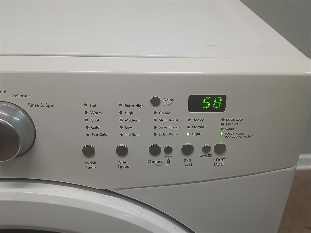 Transitional Design Online Auctions - Kenmore Front-load Washing ...