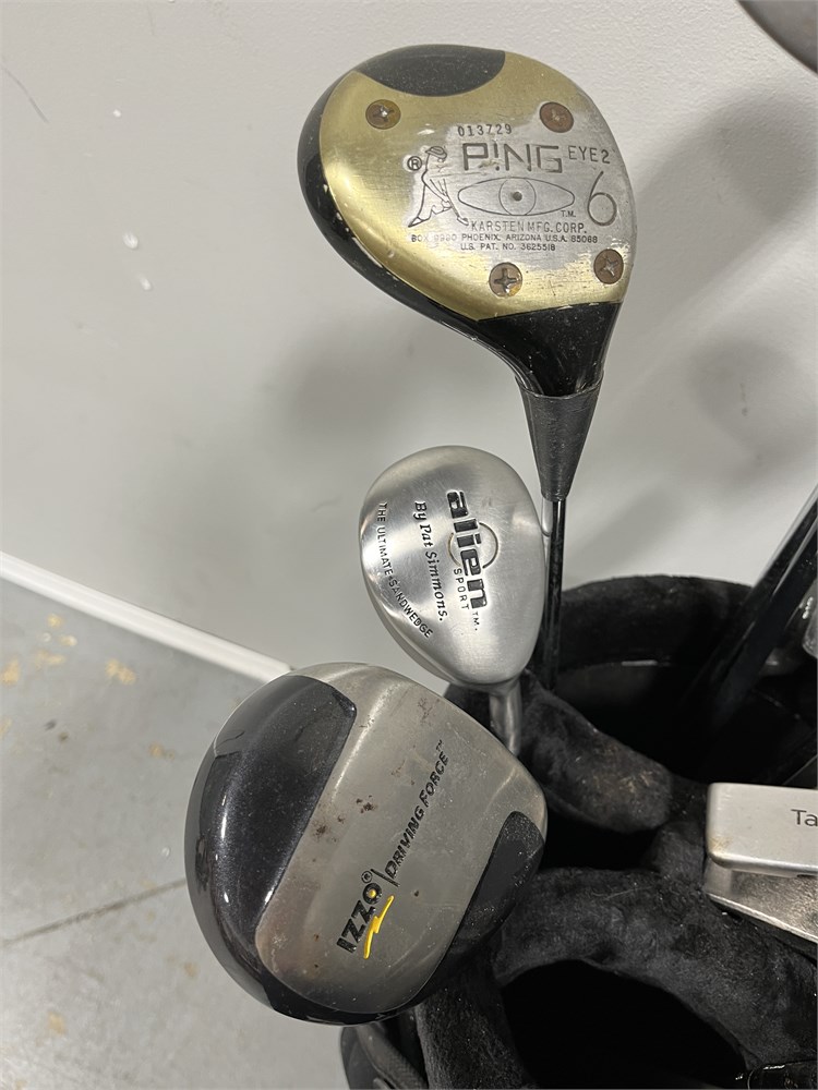 Transitional Design Online Auctions - Golf Bag / Clubs / Presentation ...