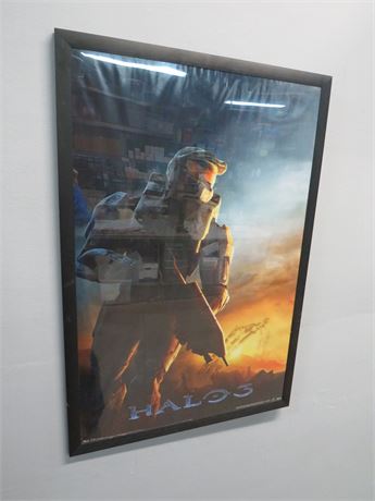 Transitional Design Online Auctions - HALO 3 Video Game Promotional Poster