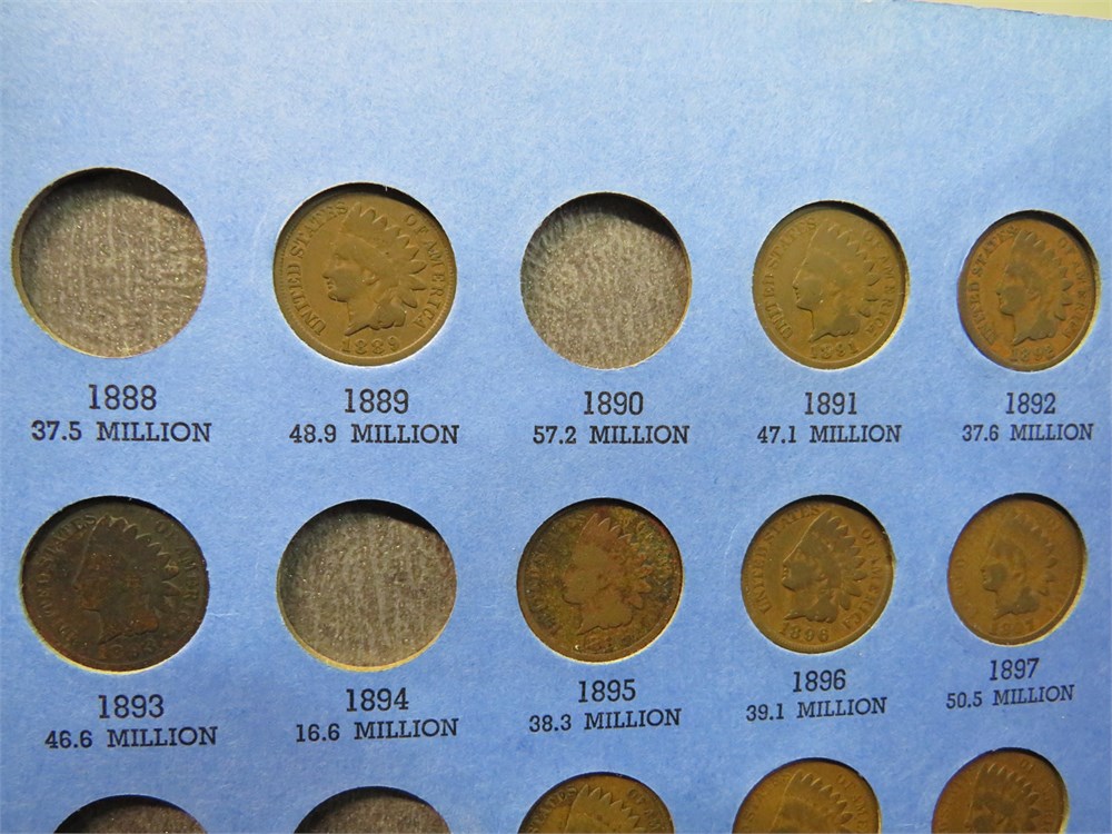 Transitional Design Online Auctions - Indian Head Pennies (1873-1909)