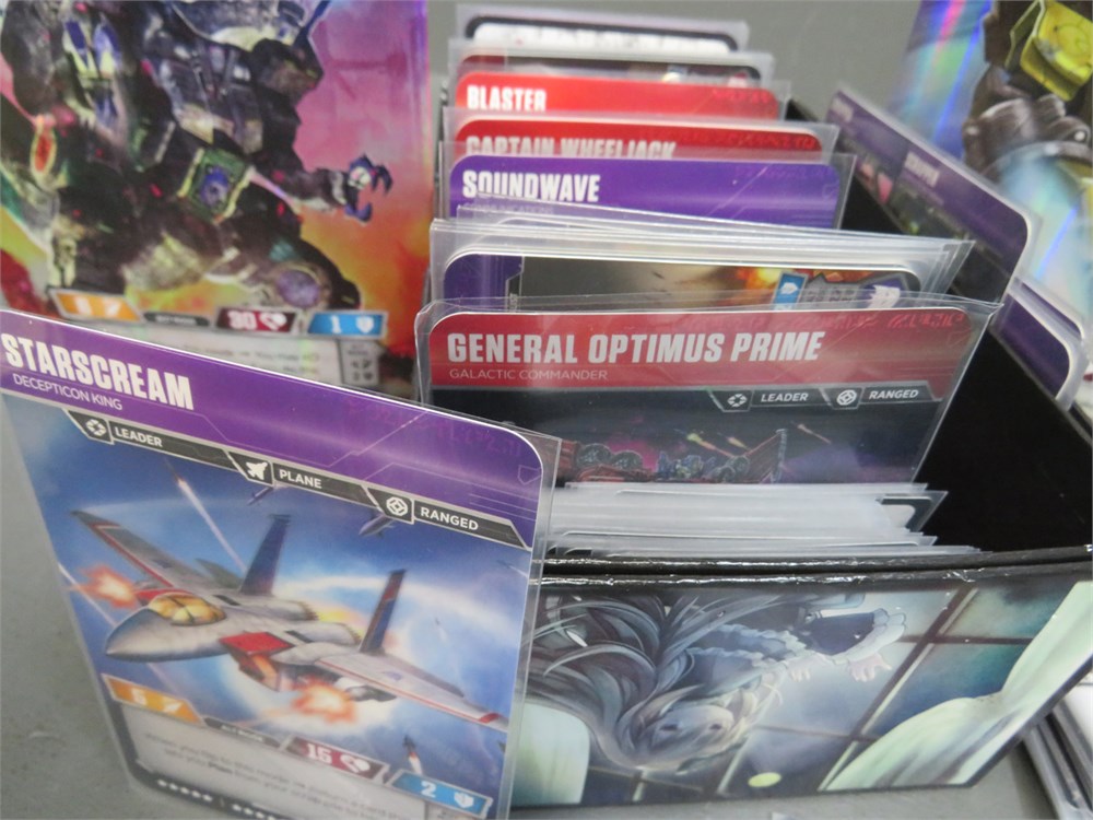 Transitional Design Online Auctions - Transformers Trading Card Collection