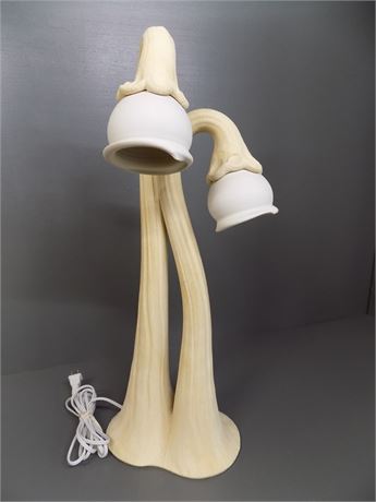 Transitional Design Online Auctions - Doug Blum Pottery Lily Lamp