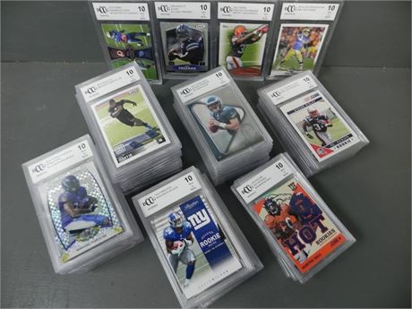 Transitional Design Online Auctions - Graded Football Cards / Mint 9 ...